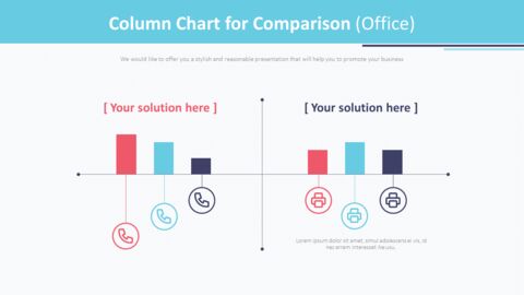 Column Chart for Comparison (Office)