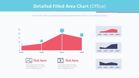 Detailed Filled Area Chart (Office)