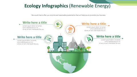 Ecology Infographics Diagram (Renewable Energy)