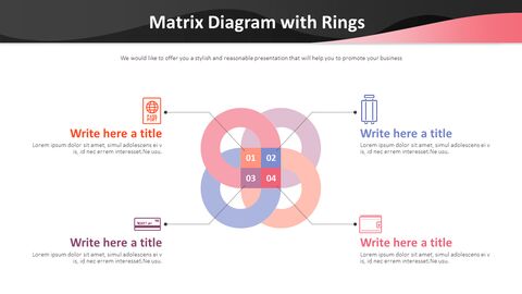 Matrix Diagram with Rings