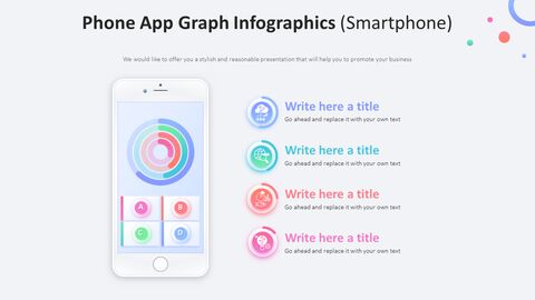 Mobile Dashboard with List Diagram (4 Steps)|Infographics