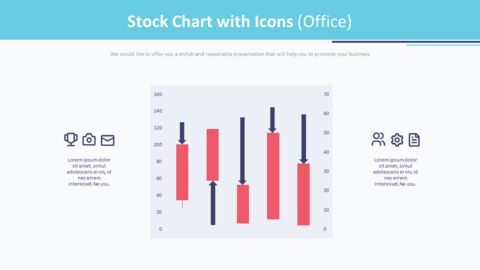 Stock Chart with Icons (Office)