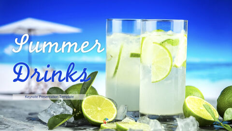 Summer Drinks Keynote Templates|Business