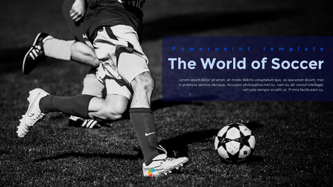 soccer theme powerpoint template