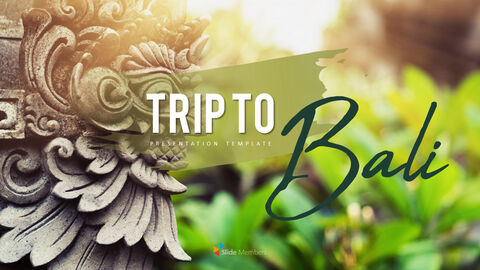 Trip to Bali Presentation PowerPoint Templates Design