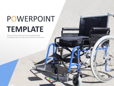 Wheel Chair - Free PPT Template|Slides