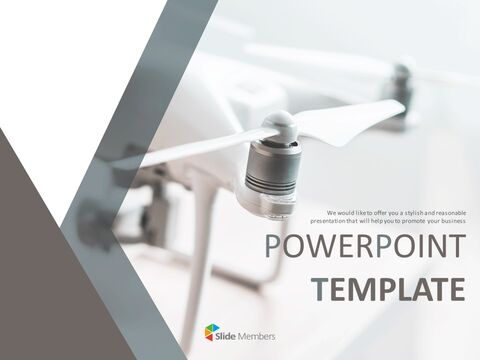White Drone - Free Powerpoint Sample
