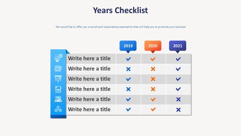 Years Checklist Diagram