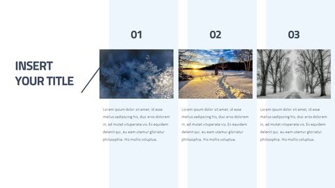 L'hiver Modèles de thèmes PPT
