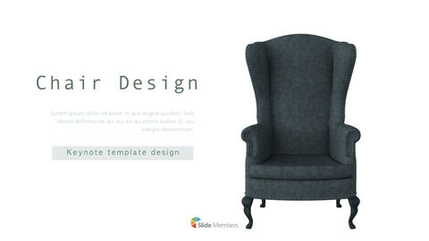 Chair Design theme Keynote Presentation Template