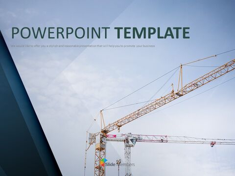 Construction Crane - Free Powerpoint Sample