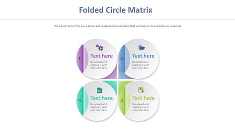 Folded Circle Matrix Diagram