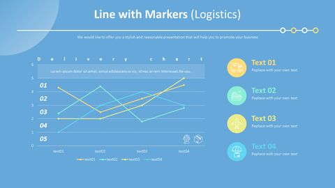 Line with Markers (Logistics)|Chart
