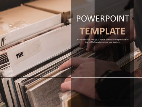 Record and Turn Table - Free Template Design