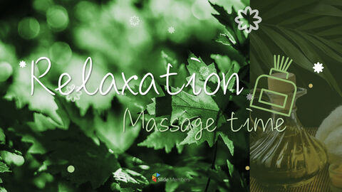 Relaxation Massage time Apple Keynote Template