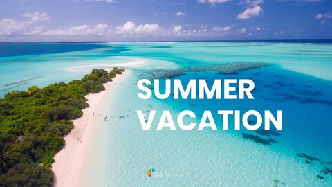 Summer vacation Google Slides Themes for Presentations