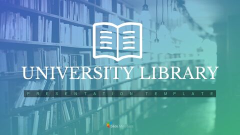 University library Google Slides Templates