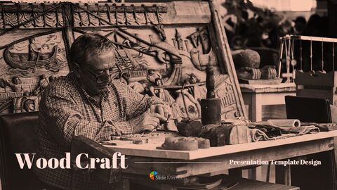 Wood Craft Google Presentation Slides