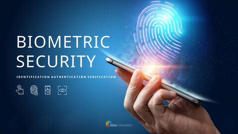 Biometrics Security PowerPoint Templates for Presentation