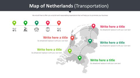 Map of Netherlands Diagram (Transportation)