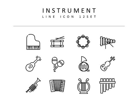 Musical Instrument Vector Art