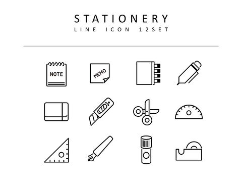 Stationery Icon Resources for Designers