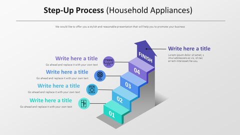 Step-Up Process Diagram (Household Appliances)