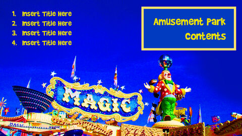Amusement park Easy Presentation Template