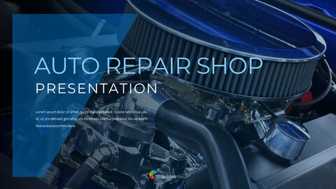 Auto Repair Shop PowerPoint Design Download