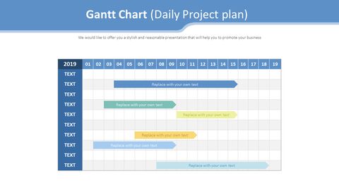 Gantt Chart Diagram (Daily Project plan)