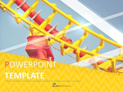 Roller Coaster Ride in an Amusement Park - Free Images for Google Slides