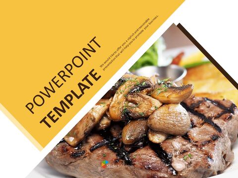 Steak Dinner - Free Google Slides Template