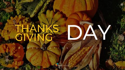 Thanksgiving day Simple Presentation Google Slides Template