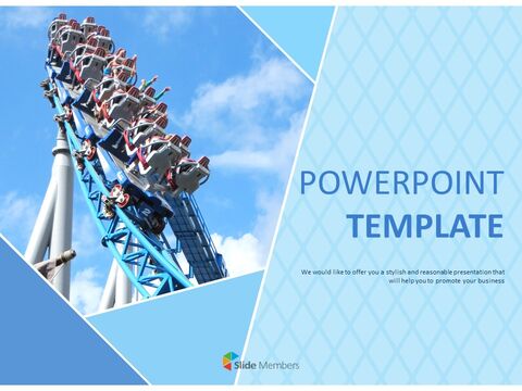 Thrilling Roller Coasters - Free Google Slides Template Design
