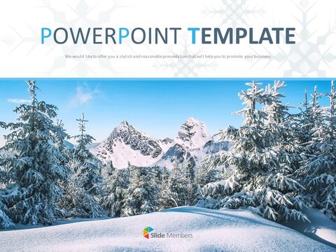 winter theme powerpoint template