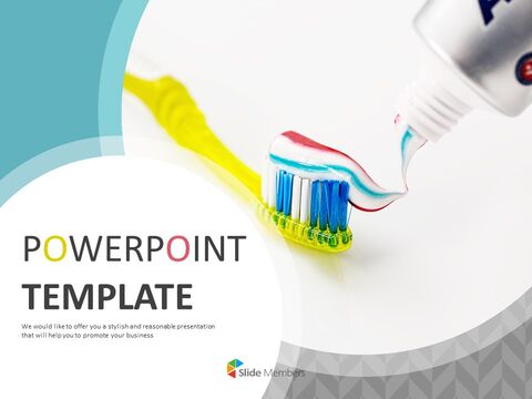 Toothbrush and Toothpaste - Free Business Google Slides Templates