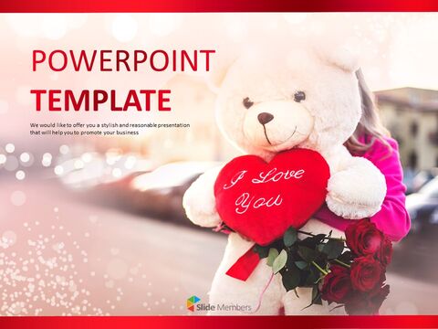 A Huge Teddy Bear - Google Slides Templates Free Download