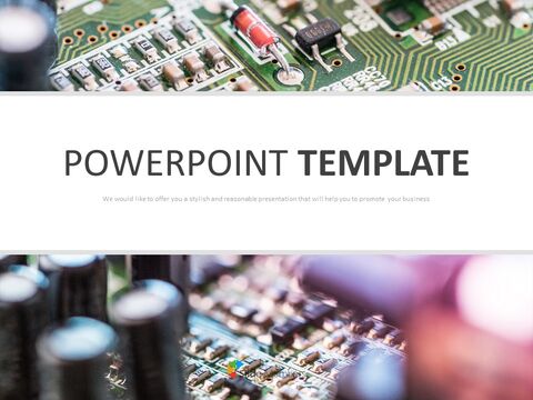 Free Google Slides themes - Electric Circuit