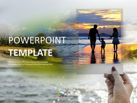 Free Presentation Template - Family Trip