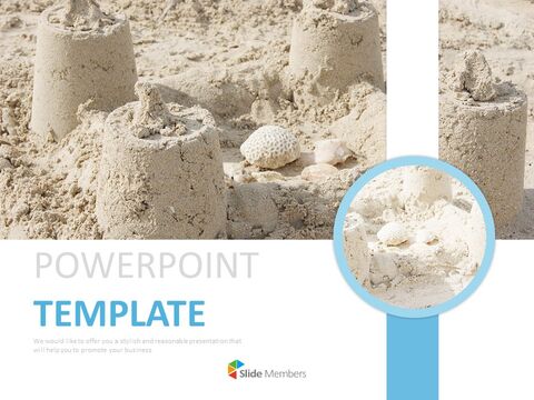 Sand Castle - Free Presentation Template