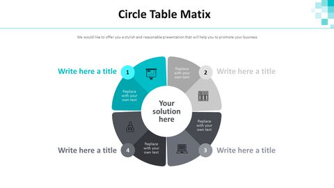 Circle Table Matix Diagram|Matrix