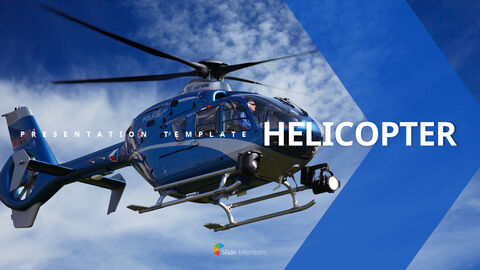 Helicopter PowerPoint Layout