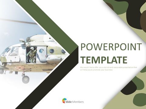 Helicopters for Military - Free Google Slides Backgrounds