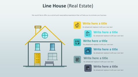 Line House Diagram (Real Estate)|Infographics