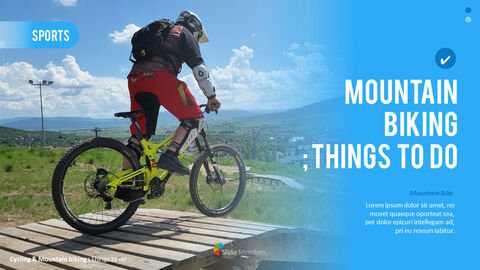 Mountain Biking PowerPoint Presentation Design