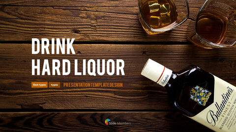 alcohol theme powerpoint template
