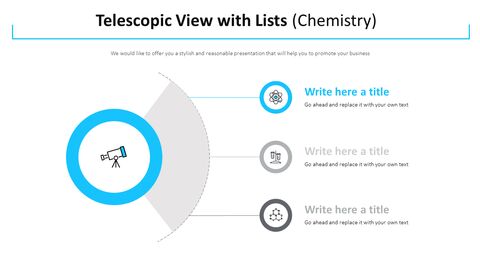 Telescopic View with Lists Diagram (Chemistry)