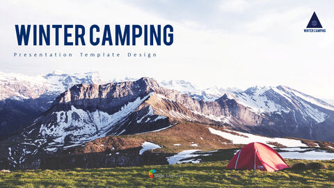 Winter Camping PowerPoint Layout