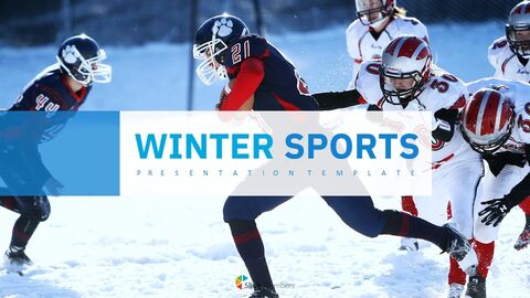 Winter Sports Easy Google Slides