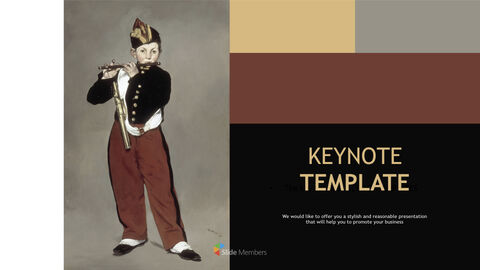 Edouard Manet - Free Professional Keynote Templates|Slides